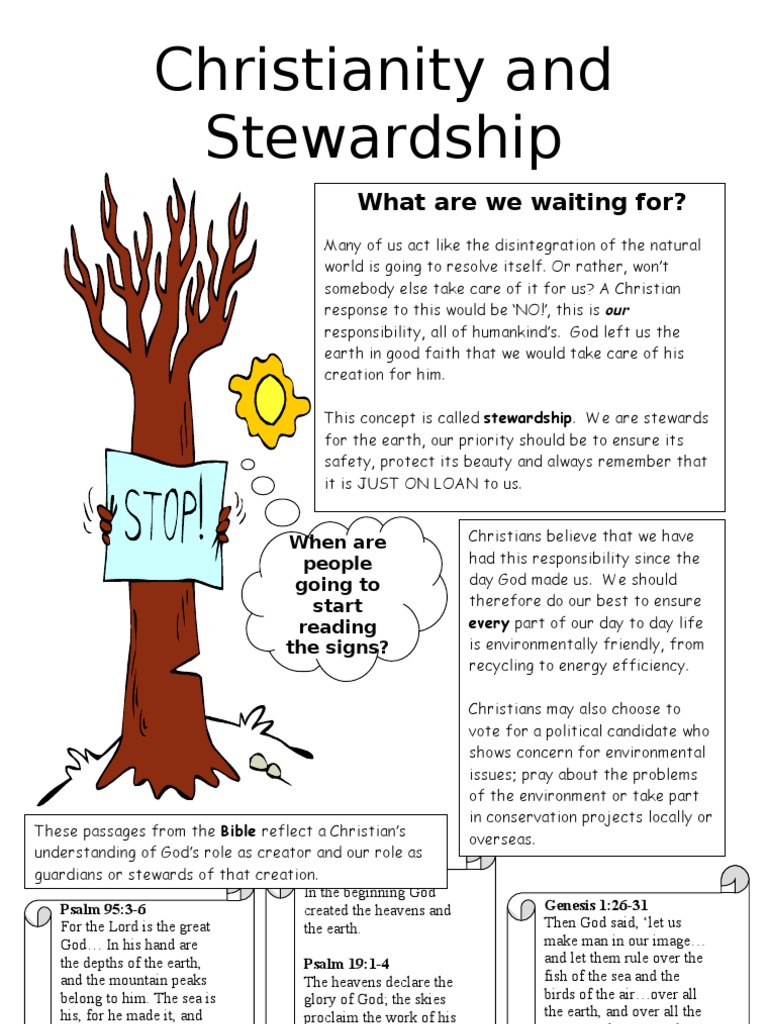 Christianity and Stewardship | PDF | Genesis Creation Narrative ...