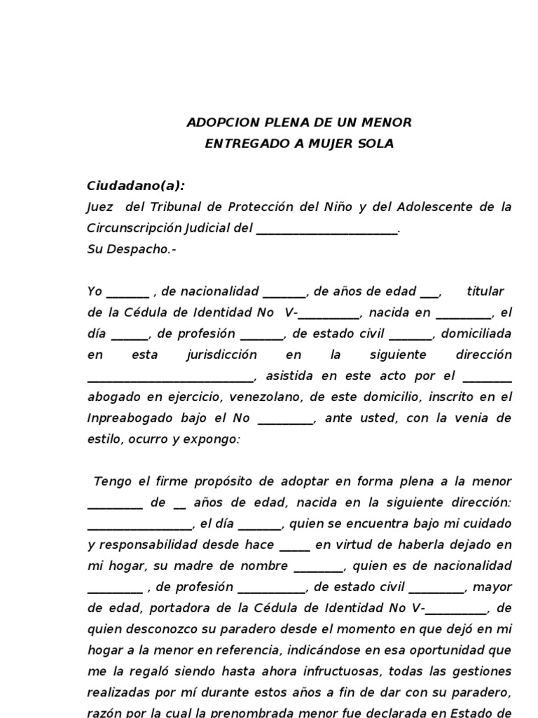 ADOPCION | PDF | Adopción | Información del gobierno