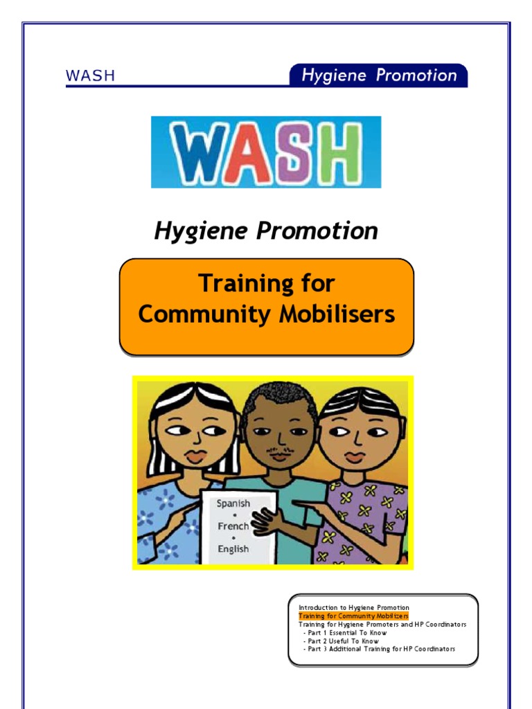 WASH Hygiene Promotion. Training For Community Mobilisers | PDF ...