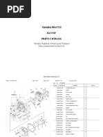 Yamaha AL125 Mio 125 GT Illustrated Parts List Diagram Manual | PDF