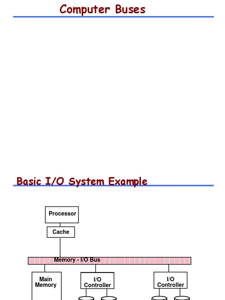 Buses | PDF | Input/Output | Computer Data Storage Buses | PDF | Input/Output | Computer Data Storage