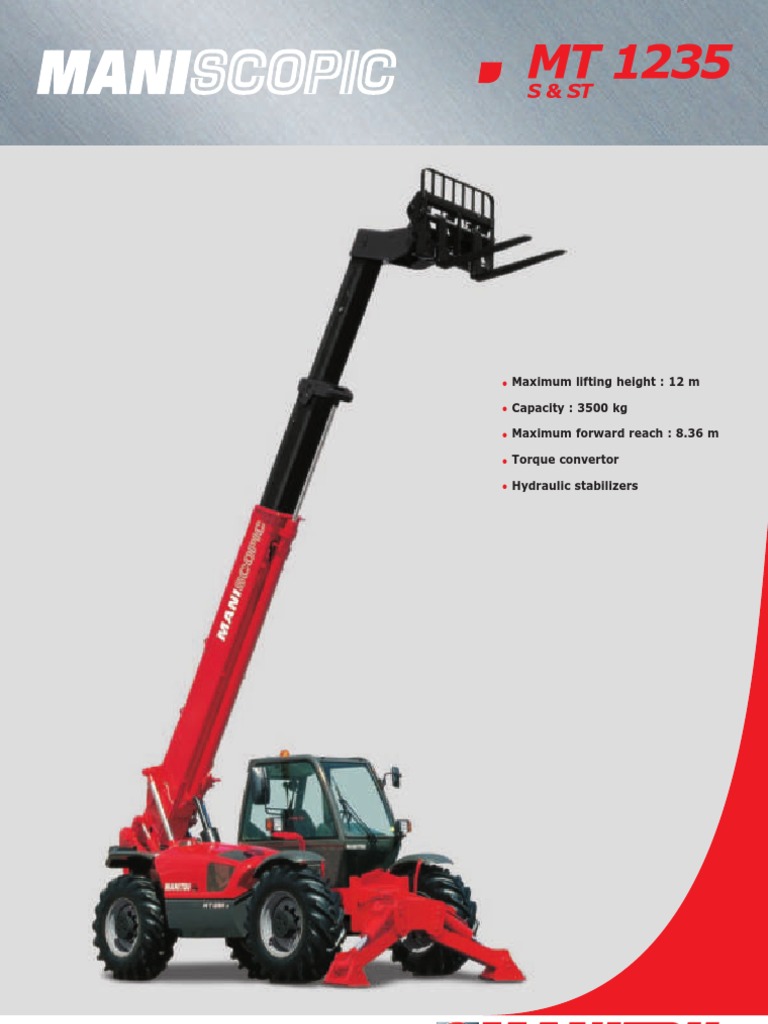 Ficha Tecnica Telehandler | PDF | Horsepower | Turbocharger