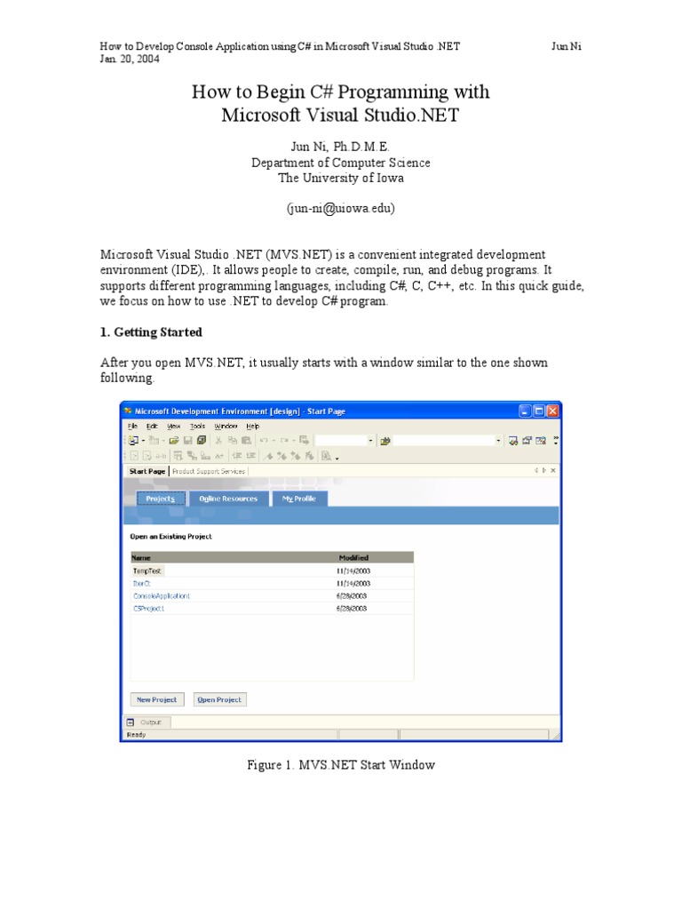 How To Csharp Pdf C Sharp Programming Language Microsoft Visual