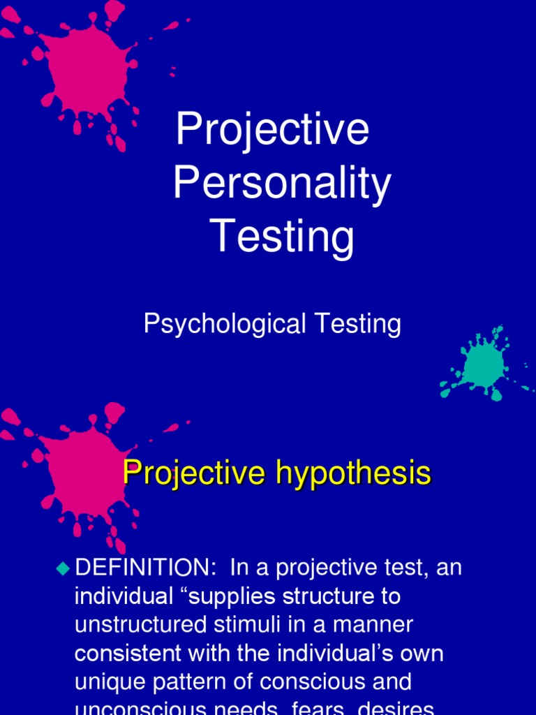 Projective | Tests | Earth & Life Sciences