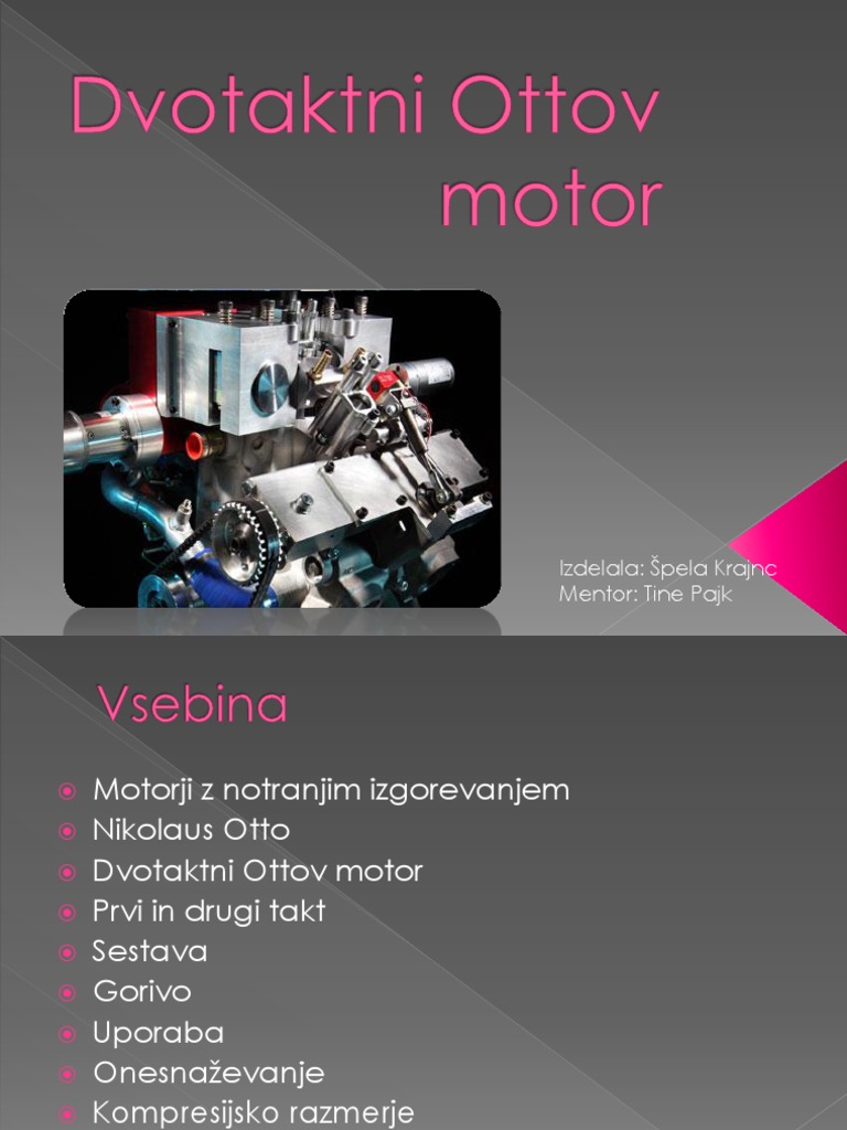 Dvotaktni Ottov Motor | PDF