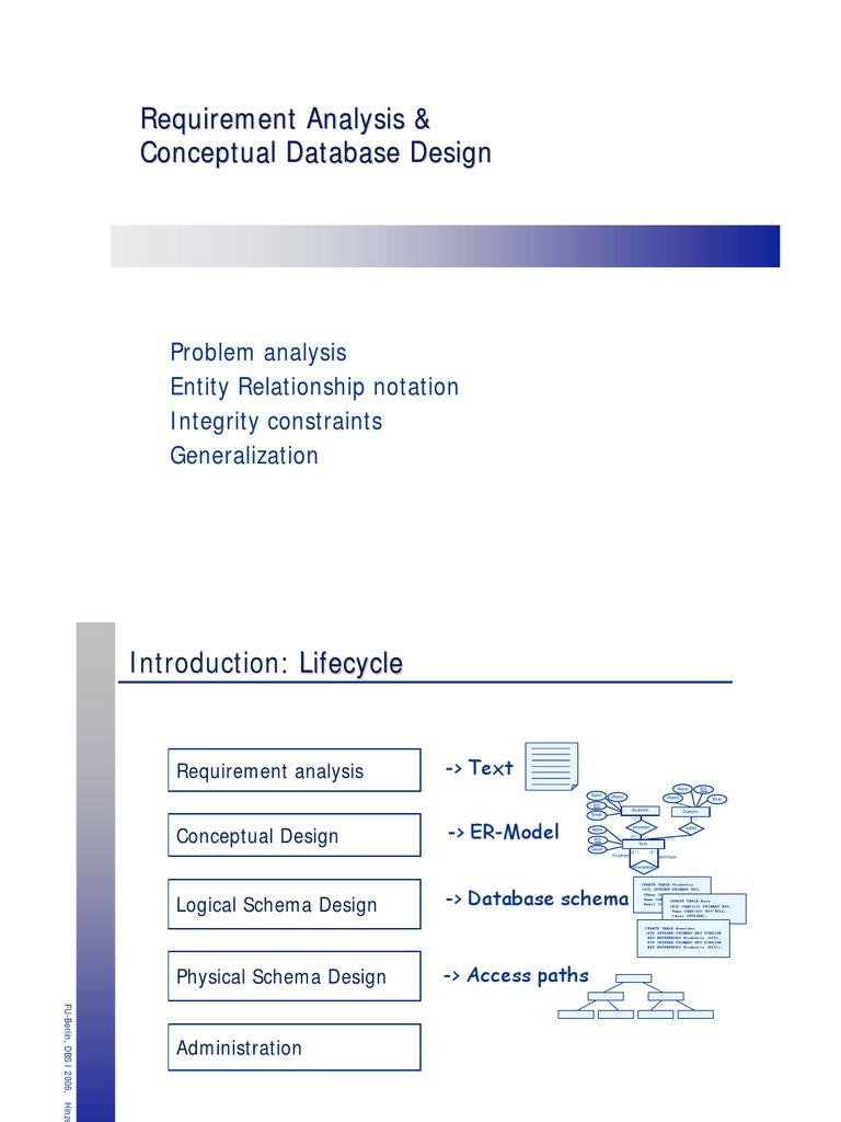 dbs06 02 Conceptdesign-1pp | PDF | Database Design | Conceptual Model
