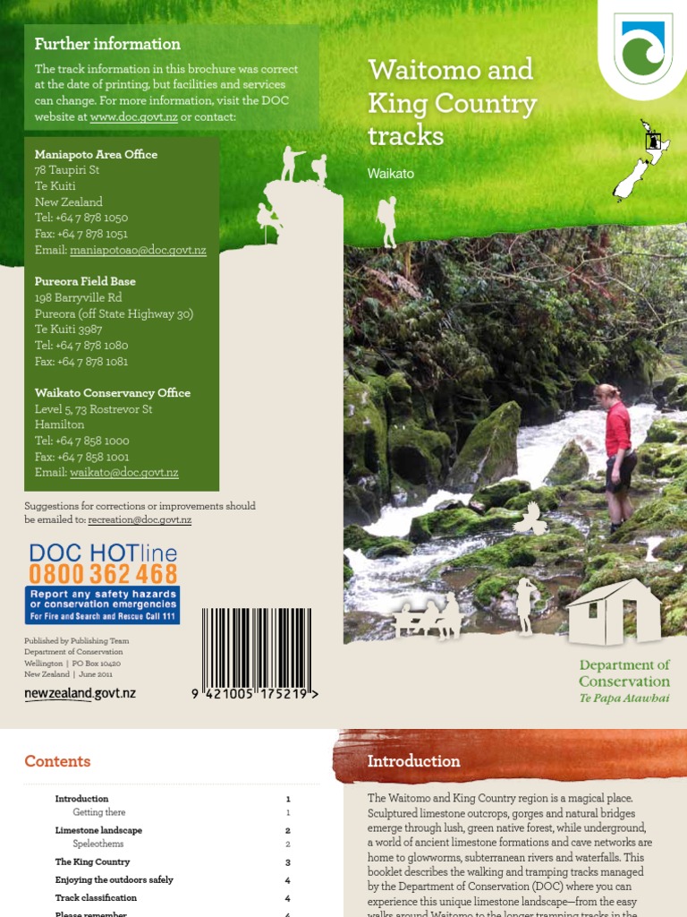 Waitomo Kingcountry Walks | PDF | Science | Geology