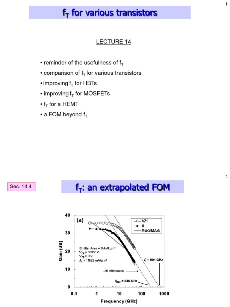 8649 - 14.comparing F - T | PDF | Field Effect Transistor | Electrical ...