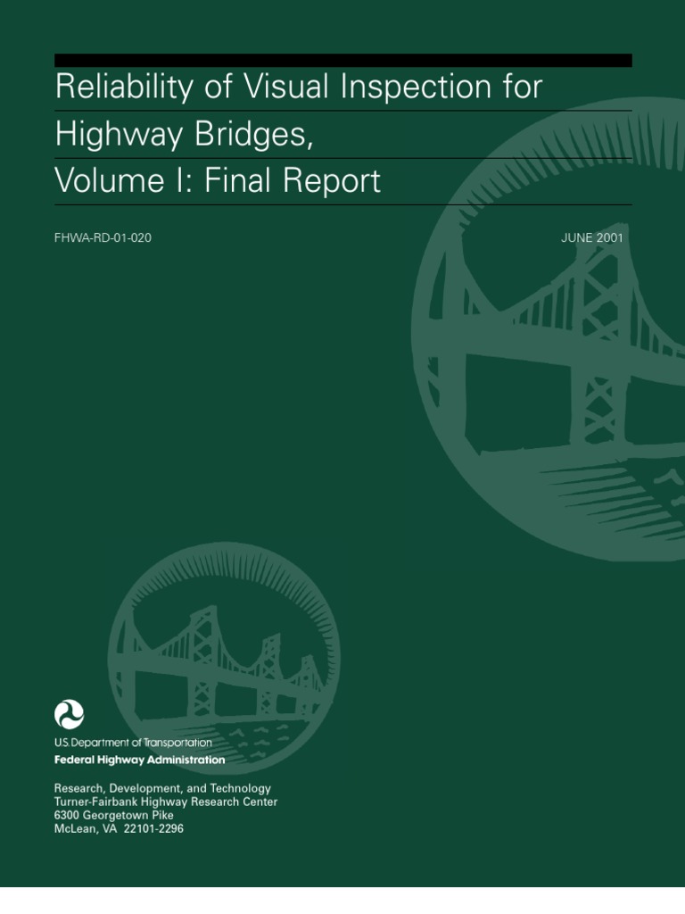 FHWA Visual Bridge Inspection | PDF | Survey Methodology | Reliability ...