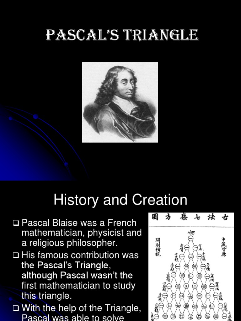 Pascals Triangle | PDF | Areas Of Computer Science | Mathematical Analysis