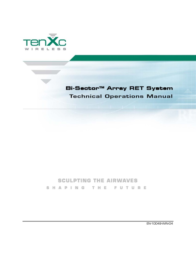Bi-Sector™ Array RET System: Technical Operations Manual | PDF | Electronics | Computing