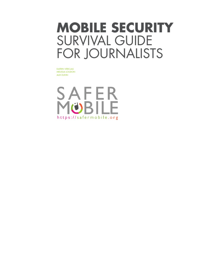 Mobile Journalist Survival Guide | PDF | Blackberry | Mobile Phones