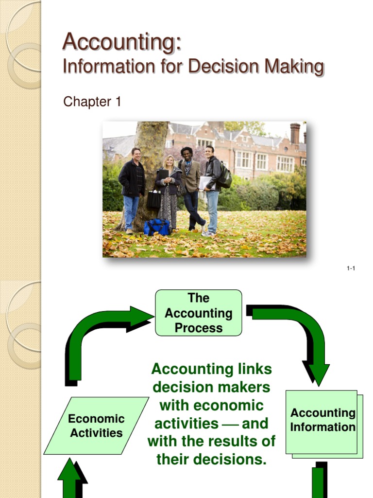 Accounting for Decision Making Overview | PDF | Financial Statement ...