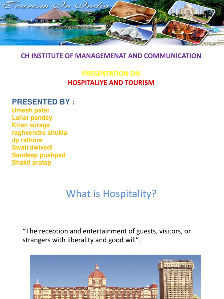 Presentation of Hospitality 2 | PDF | Marriott International | Tourism