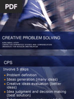 Osborn-Parnes CPS Model Overview | PDF