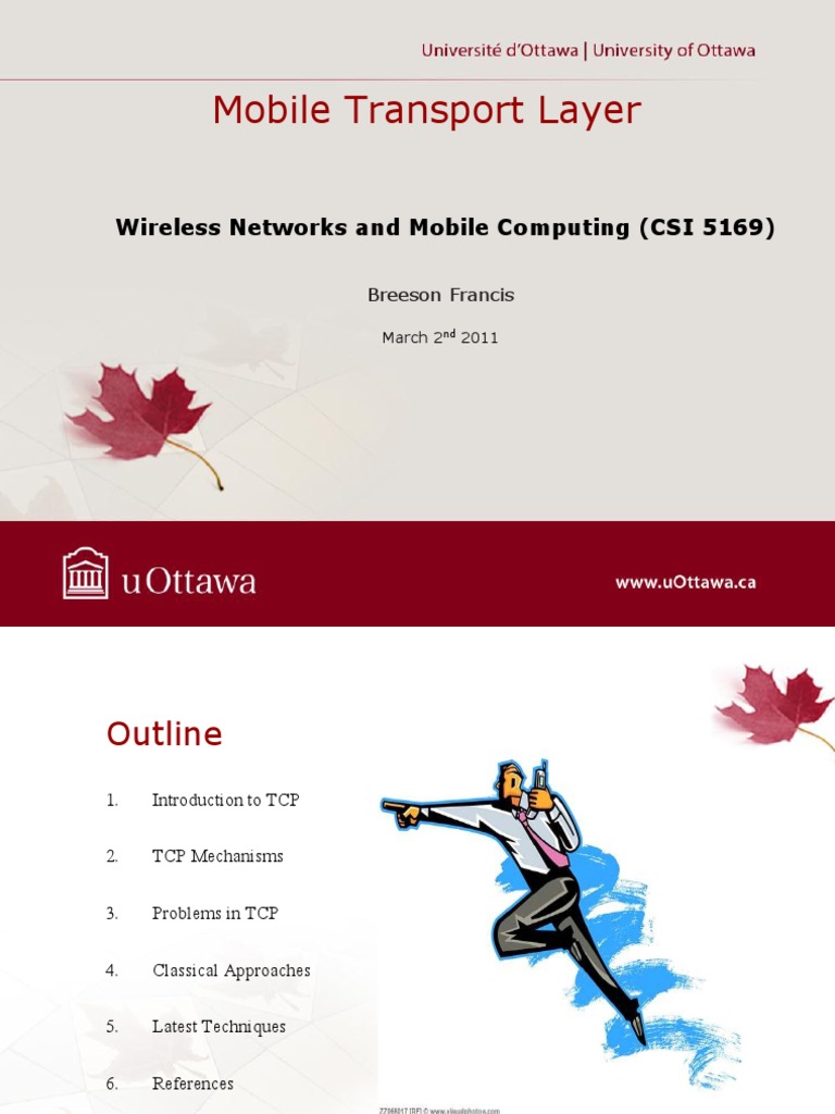 Mobile Transport Layer March 2nd | PDF | Transmission Control Protocol | Network Congestion