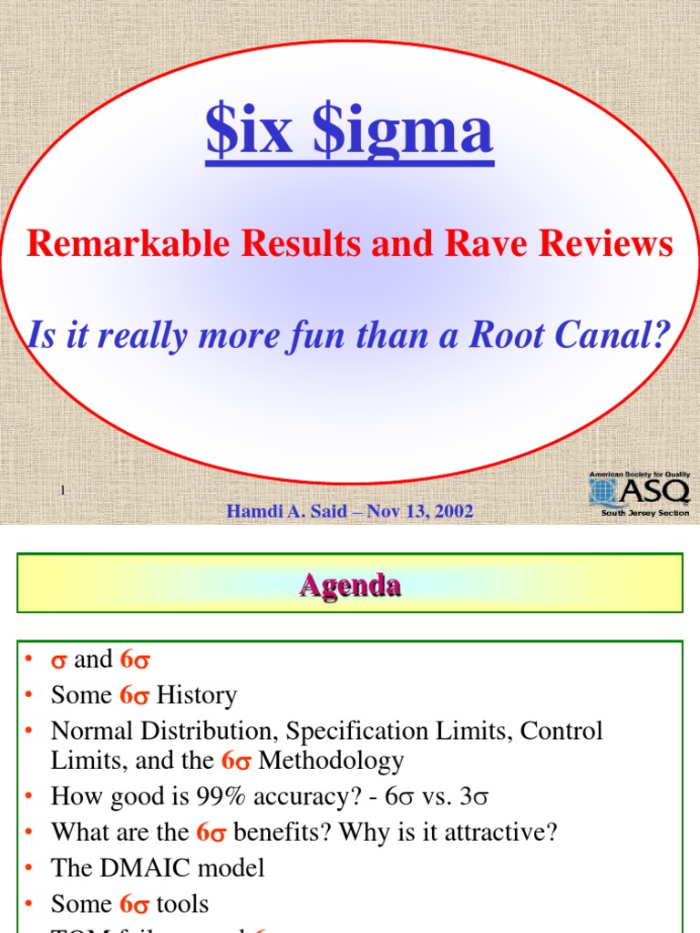 Six Sigma | PDF | Six Sigma | Standard Deviation