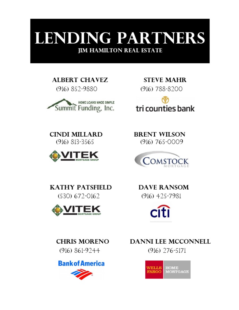 Lending Partners | PDF