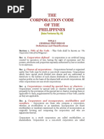 Corporation Code of The Philippines | PDF | Corporations | Preferred Stock