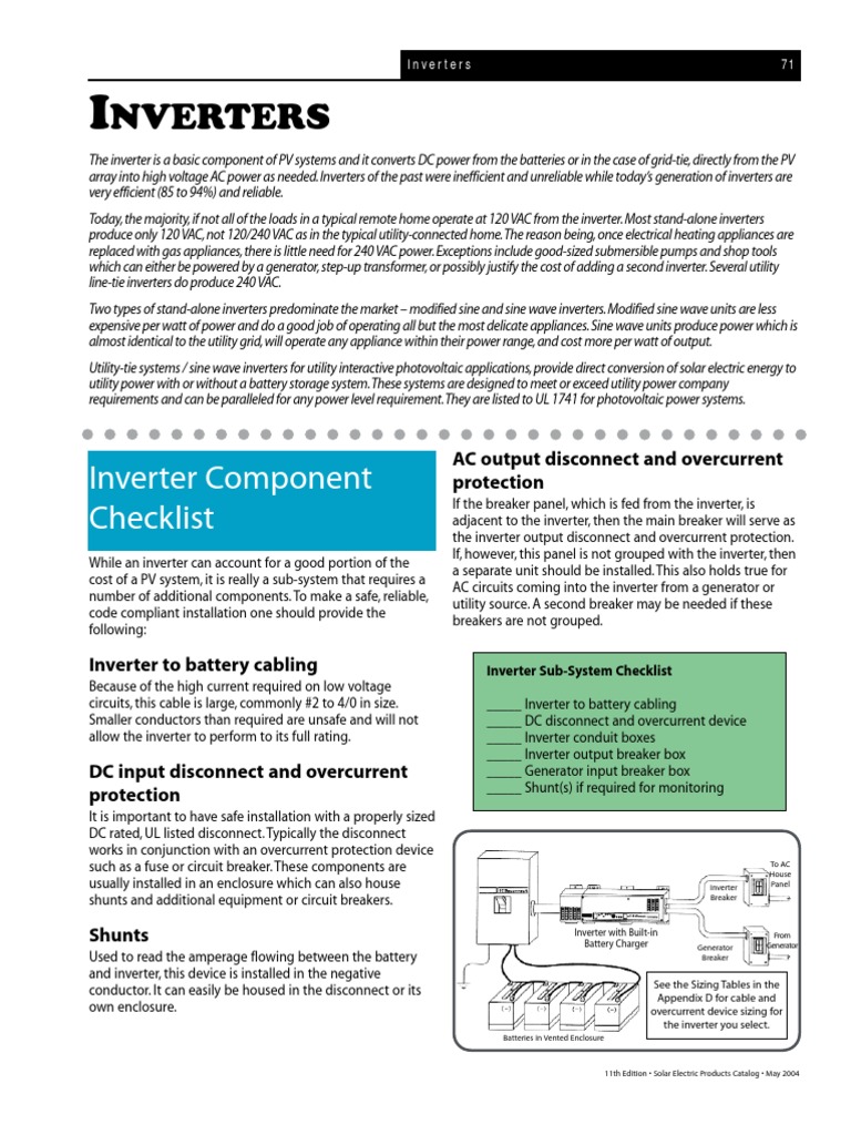 Inverters | Download Free PDF | Power Inverter | Photovoltaic System