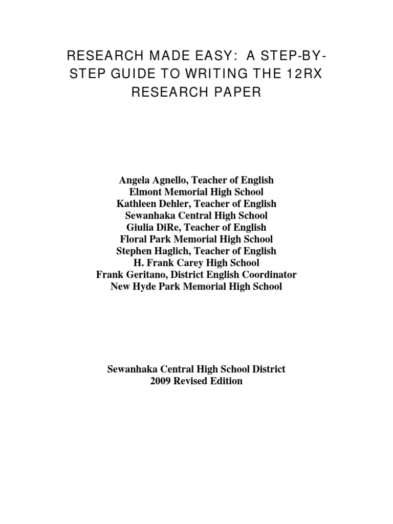 Research Made Easy | PDF | Citation | Critical Thinking