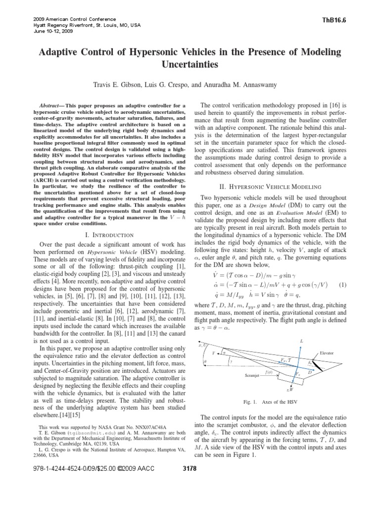 Adaptive Control | PDF | Control Theory | Euclidean Vector