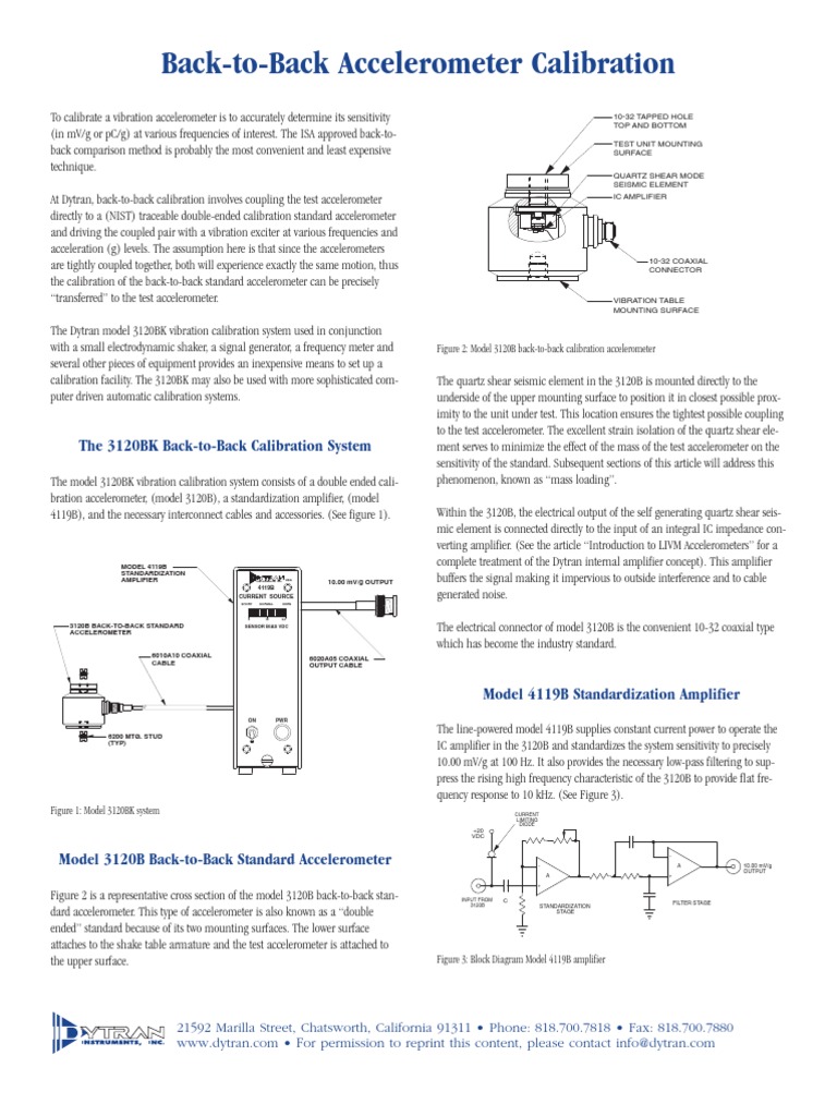 Back To Back | PDF | Accelerometer | Calibration