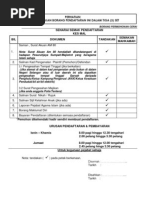 Borang Persetujuan - Bahasa Melayu Borang DDA (Latest Updated) | PDF