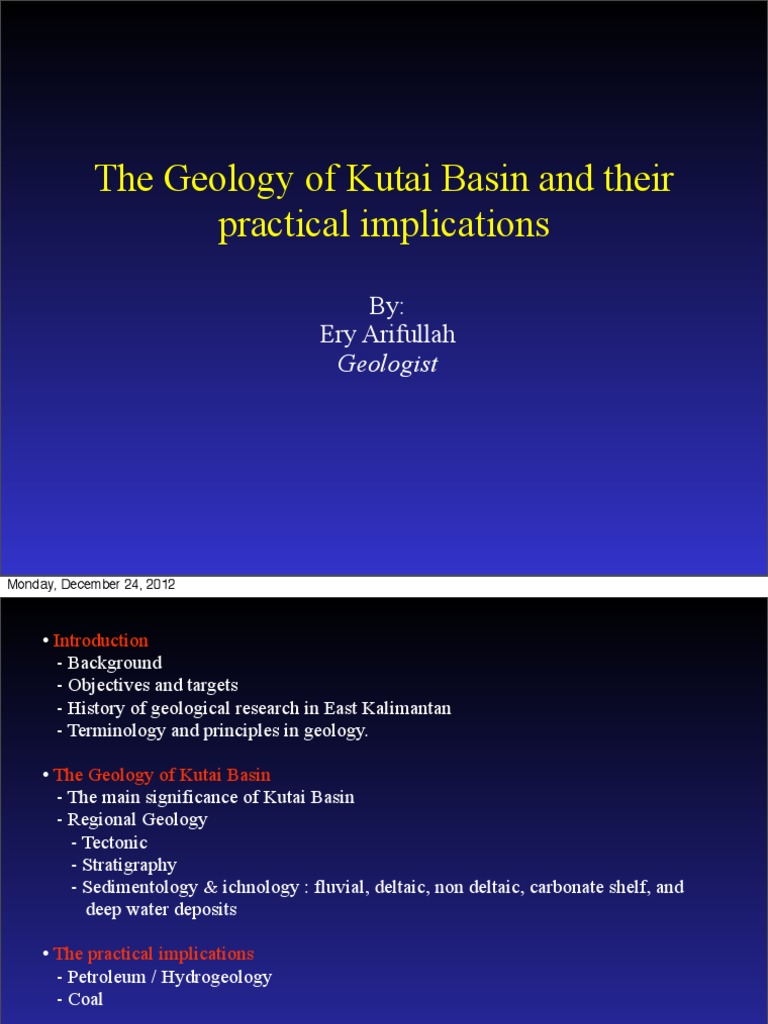 General Geology of Kutai Basin | PDF | River Delta | Geology