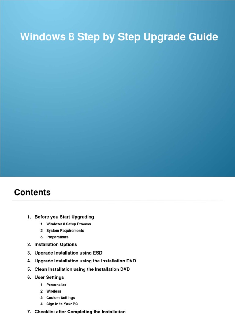Windows 8 Keyboard Shortcuts | PDF