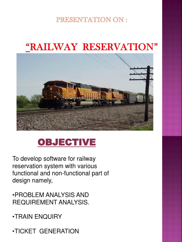 RAILWAY RESERVATION