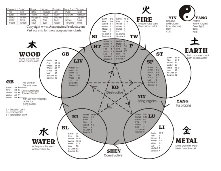 Acupuncture Five Elements | PDF