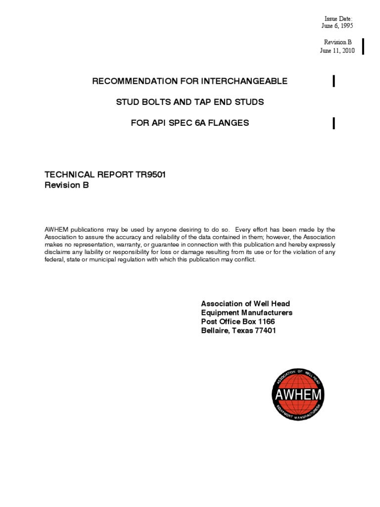 Minimum Threads Exposed at Each Nut | PDF