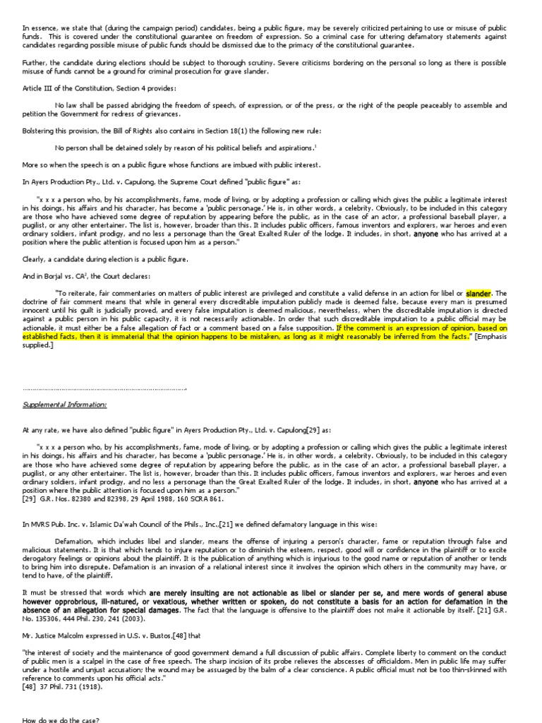 Grave Slander | PDF | Defamation | Public Sphere