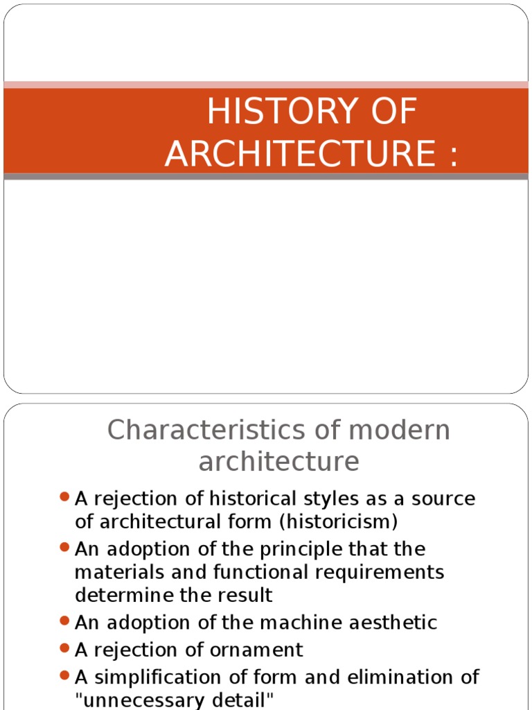 History of Architecture2 | PDF | Architectural Design | Architecture