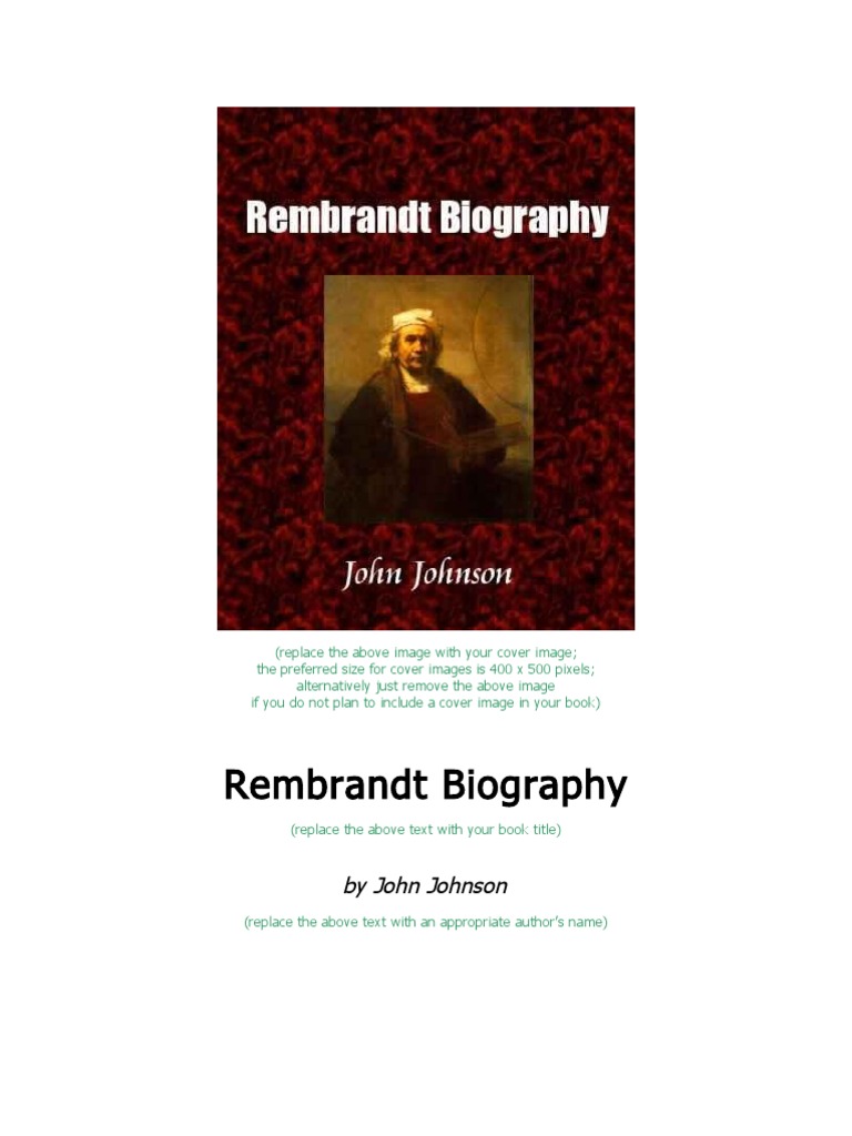 Rembrandt Biography: by John Johnson | PDF | Rembrandt | Art Media