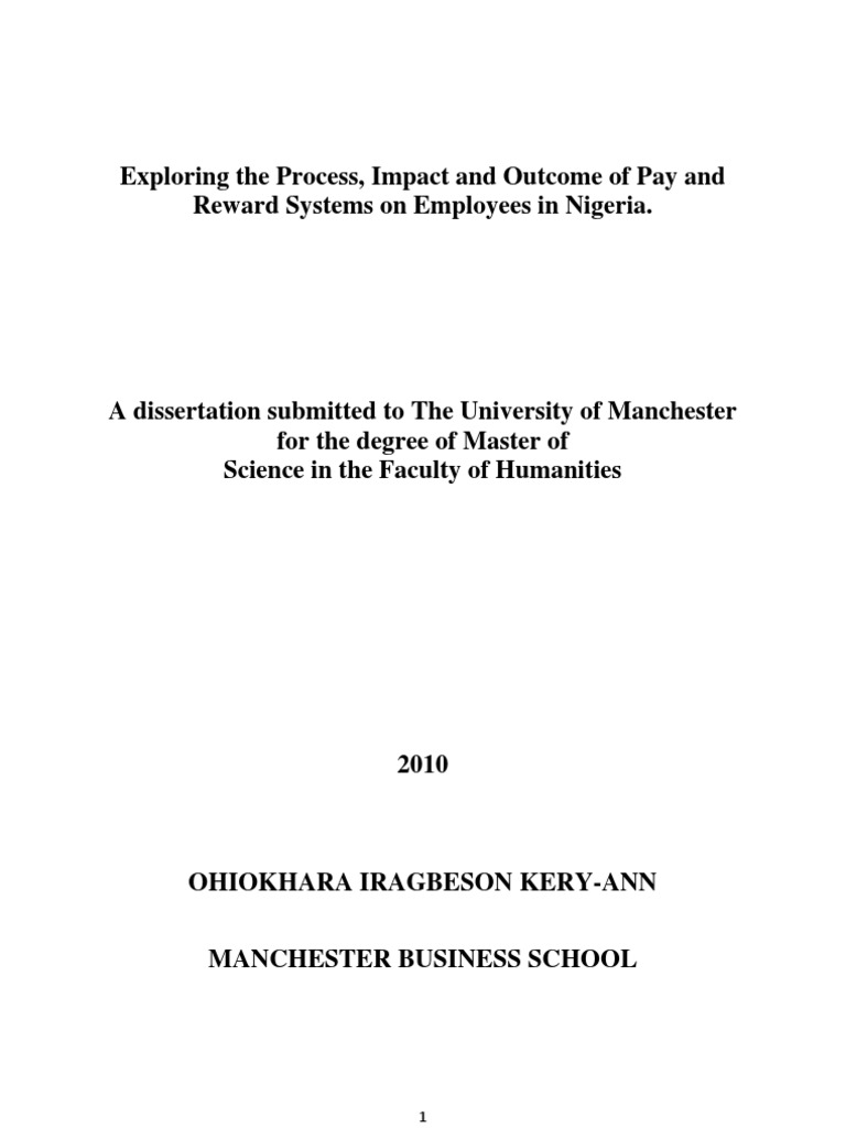 Dissertation Complete | PDF | Motivation | Motivational