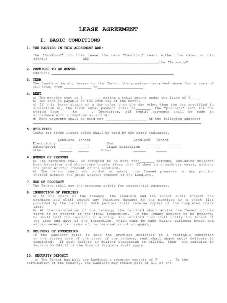 Sample Lease | PDF | Leasehold Estate | Eviction