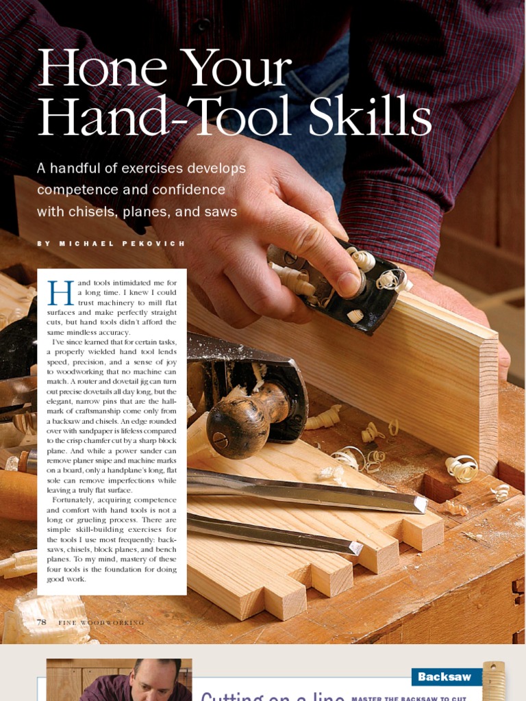 Hone Your Hand-Tool Skills: A Handful of Exercises Develops Competence ...