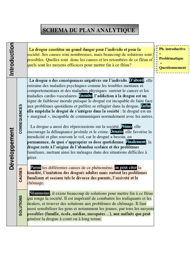 Plan Analytique | PDF | Médicaments | Trouble mental