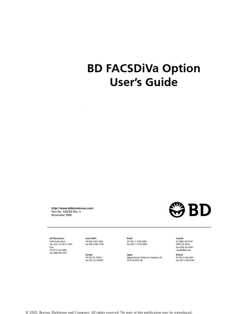 BD FACSDiva Option Users Guide | PDF | Amplitude | Icon (Computing)
