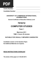 Computer Operator Practical Exam PowerPoint Questions Collection | PDF ...