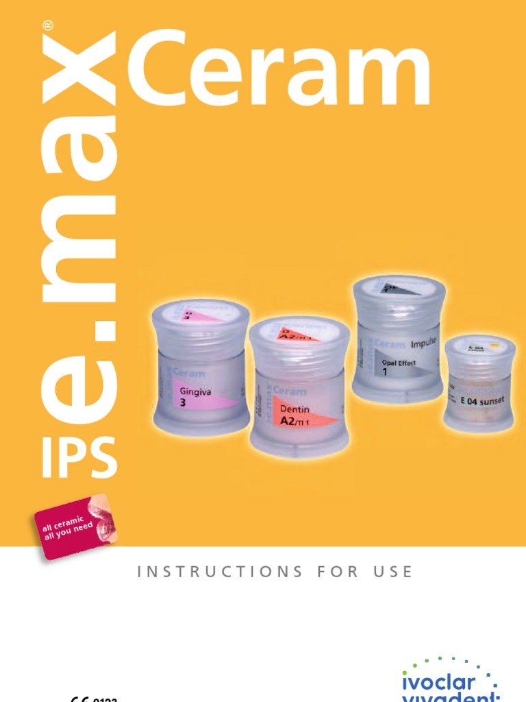 IPS E.max Ceram | PDF | Chemistry | Materials