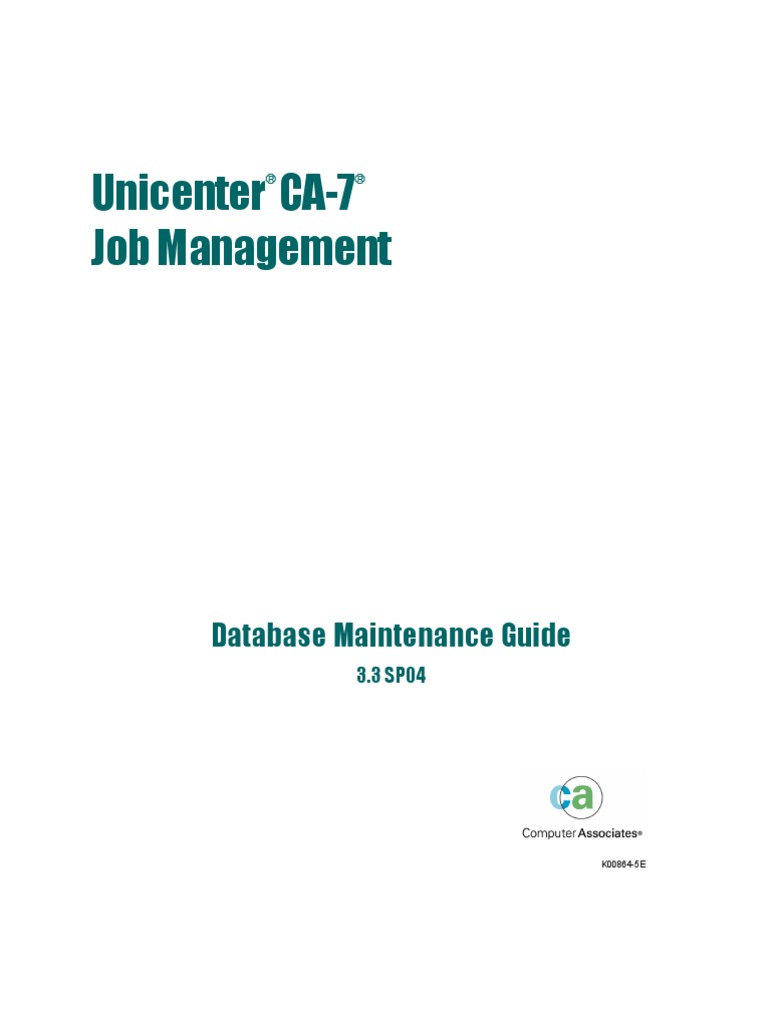 Ca7 Job Management | PDF | Command Line Interface | License