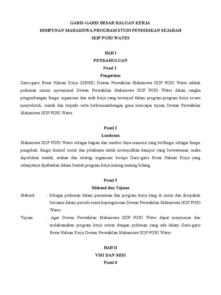 GBHK DPM IKIP PGRI Wates | PDF | Karier & Perkembangan | Bisnis