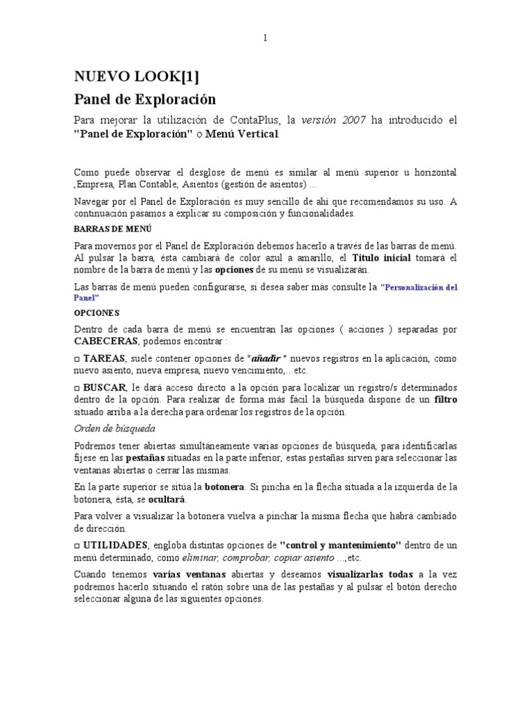 Manual Contaplus 2008 | PDF | Contabilidad | Archivo de computadora
