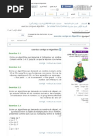 Algorithme Exercices Corrigés | PDF | Taxe sur la valeur ajoutée ...