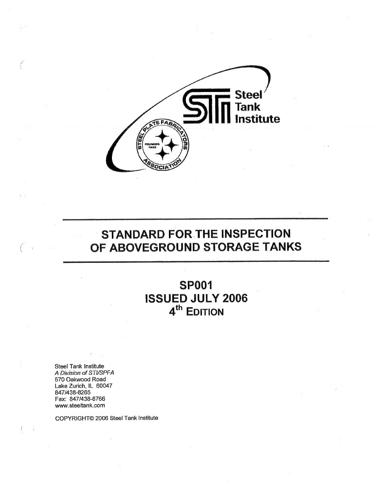 Steel Tank Institute | PDF