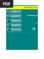 Astm-Ip (Petroleum Measurement Tables) | PDF