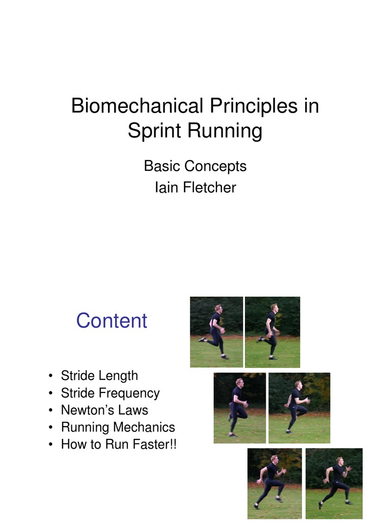 Biomechanics of Sprinting - Fletcher | PDF | Rotation Around A Fixed Axis | Force